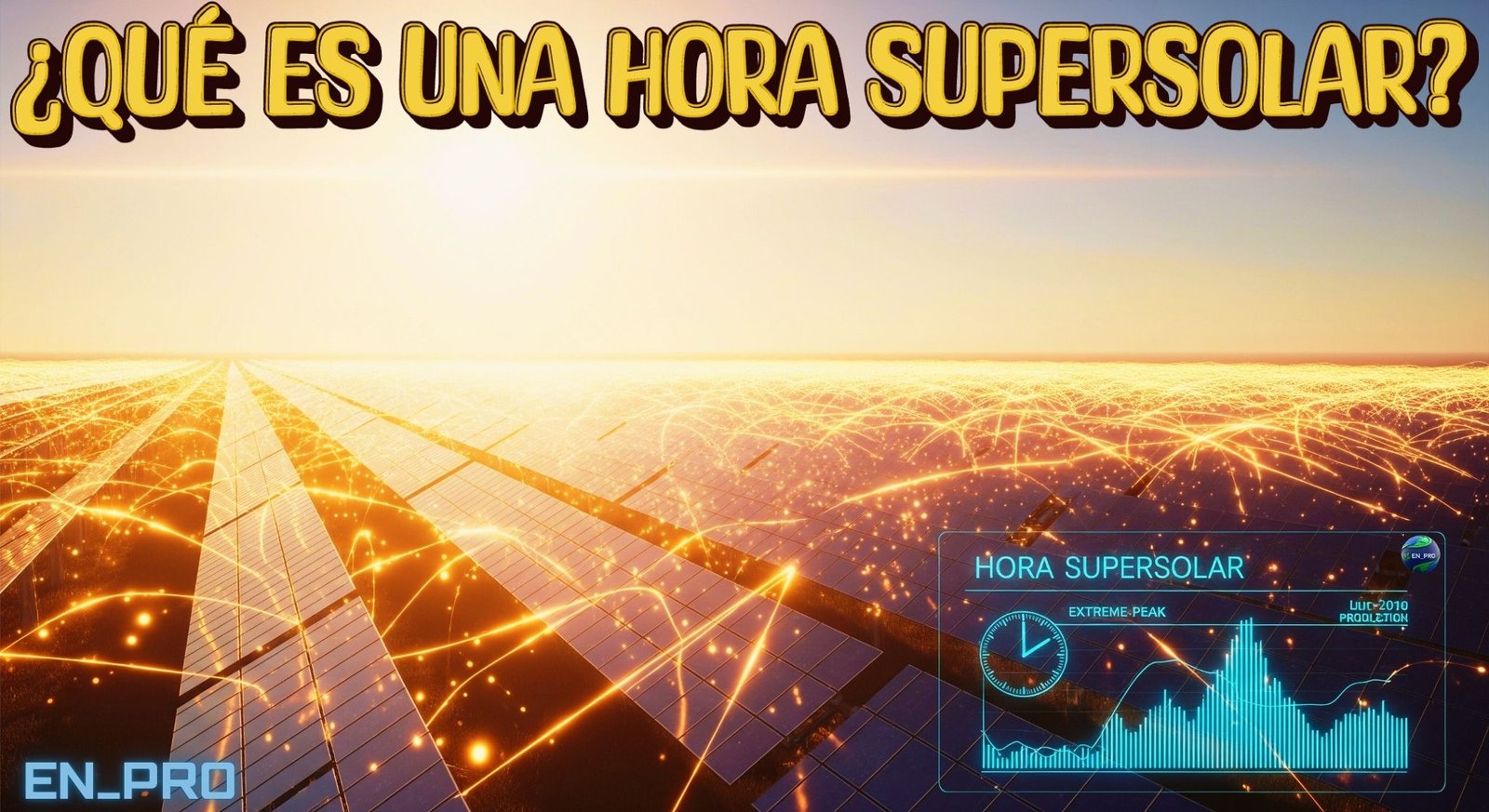QUÉ ES UNA HORA SUPERSOLAR? 】
